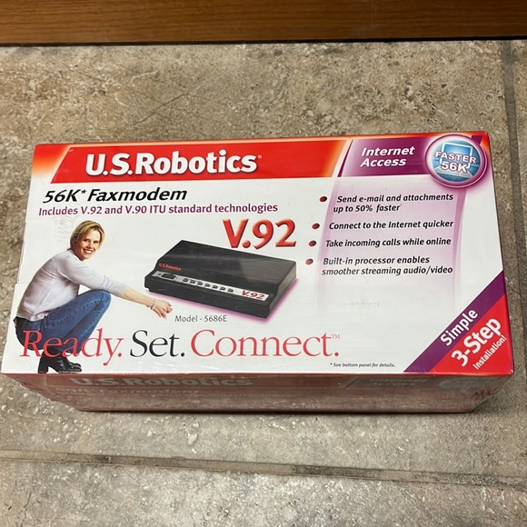 U.S. Robotics | Computers, Laptops & Parts | Vintage External Modem New ...